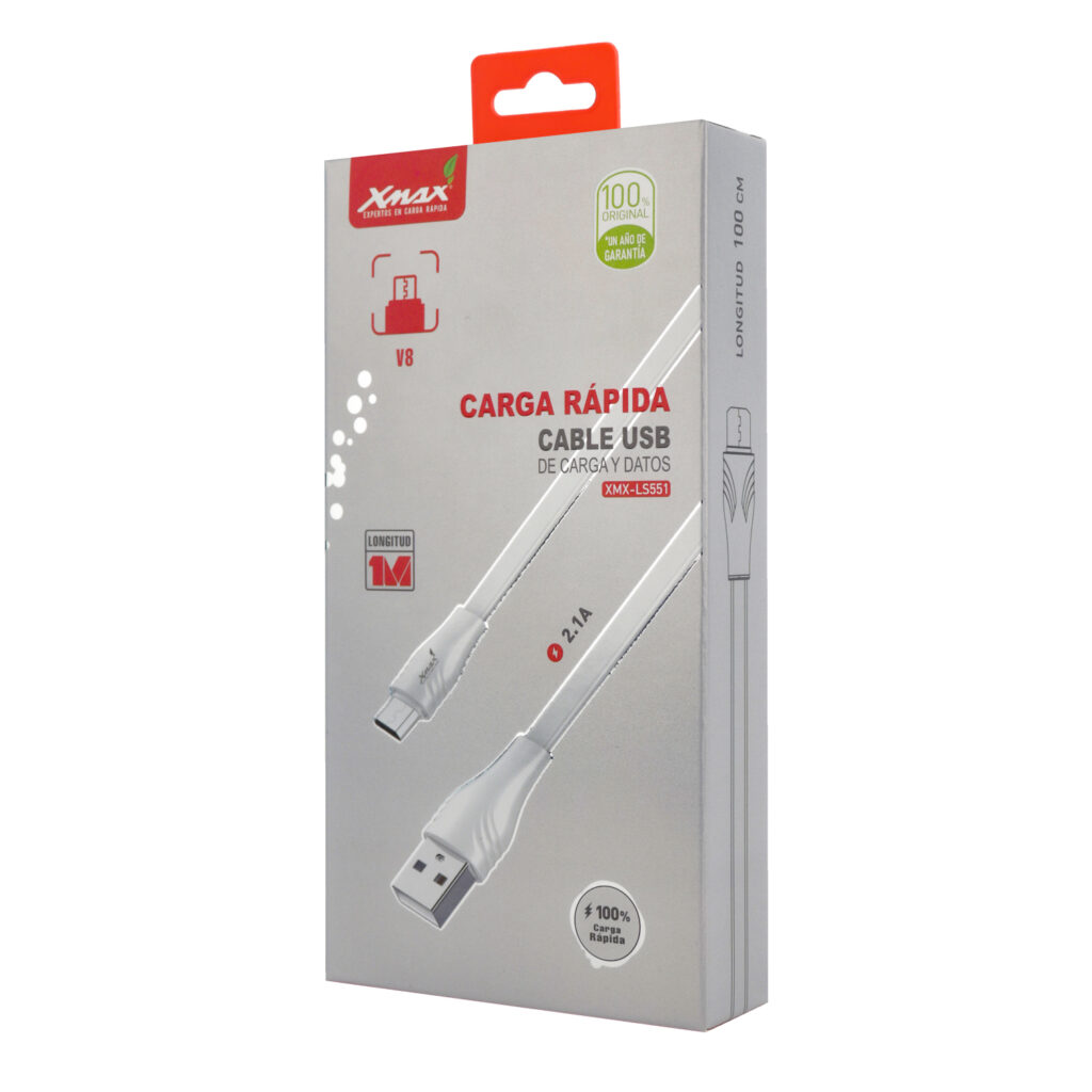 CABLE DE CARGA Y DATOS XMAX LS551 – XMAX Expertos en carga rápida
